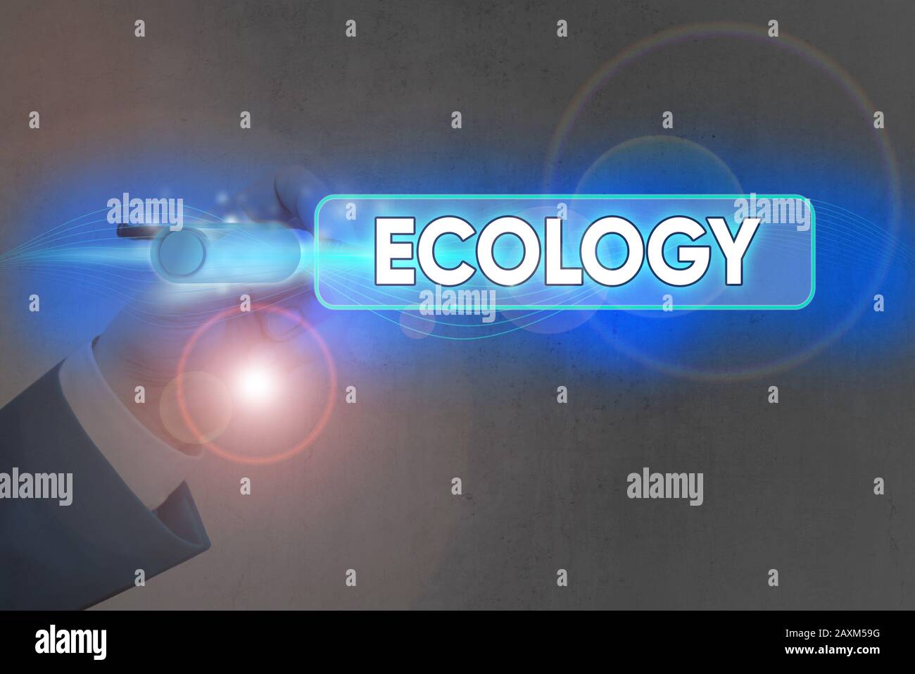 Conceptual hand writing showing Ecology. Concept meaning Branch of ...