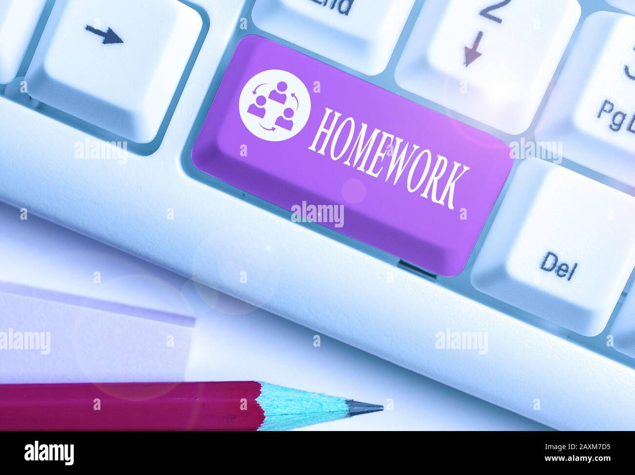 Handwriting text Homework. Conceptual photo schoolwork assigned to be ...