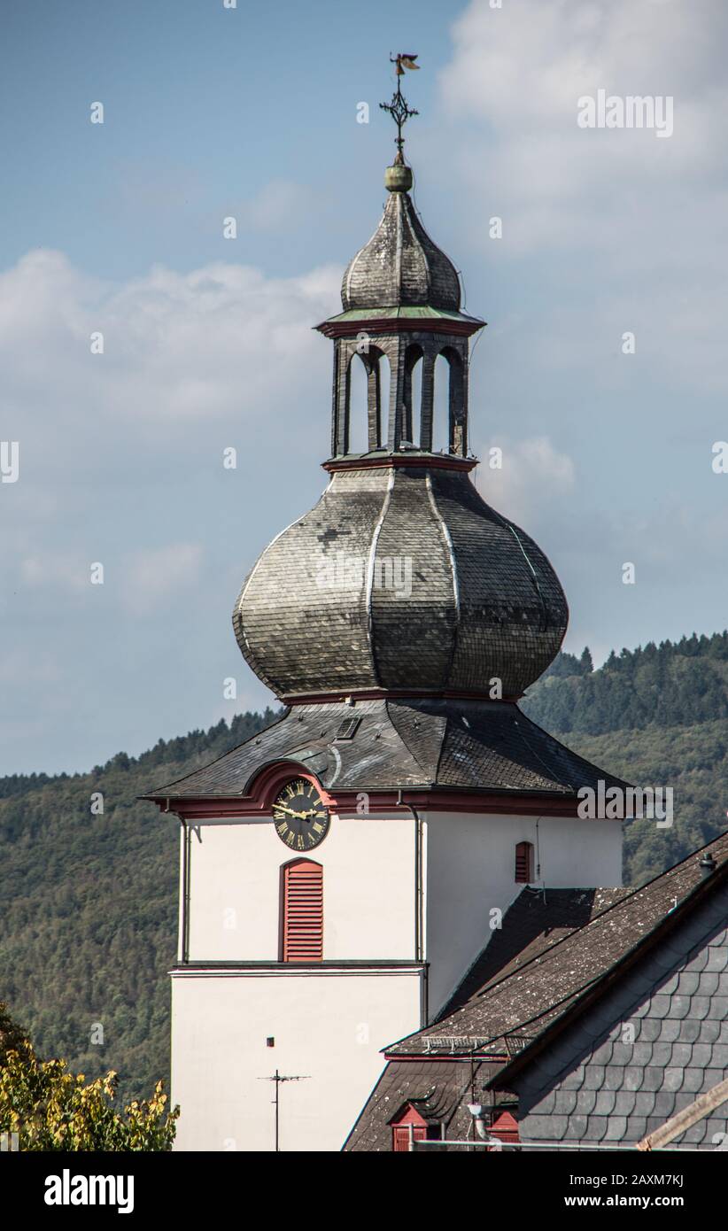 Baroque church in Daaden in the Westerwald Stock Photo - Alamy