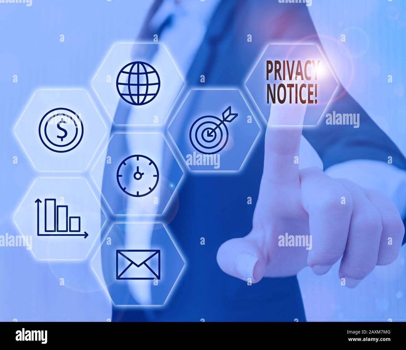 Text sign showing Privacy Notice. Business photo text fulfils a legal ...