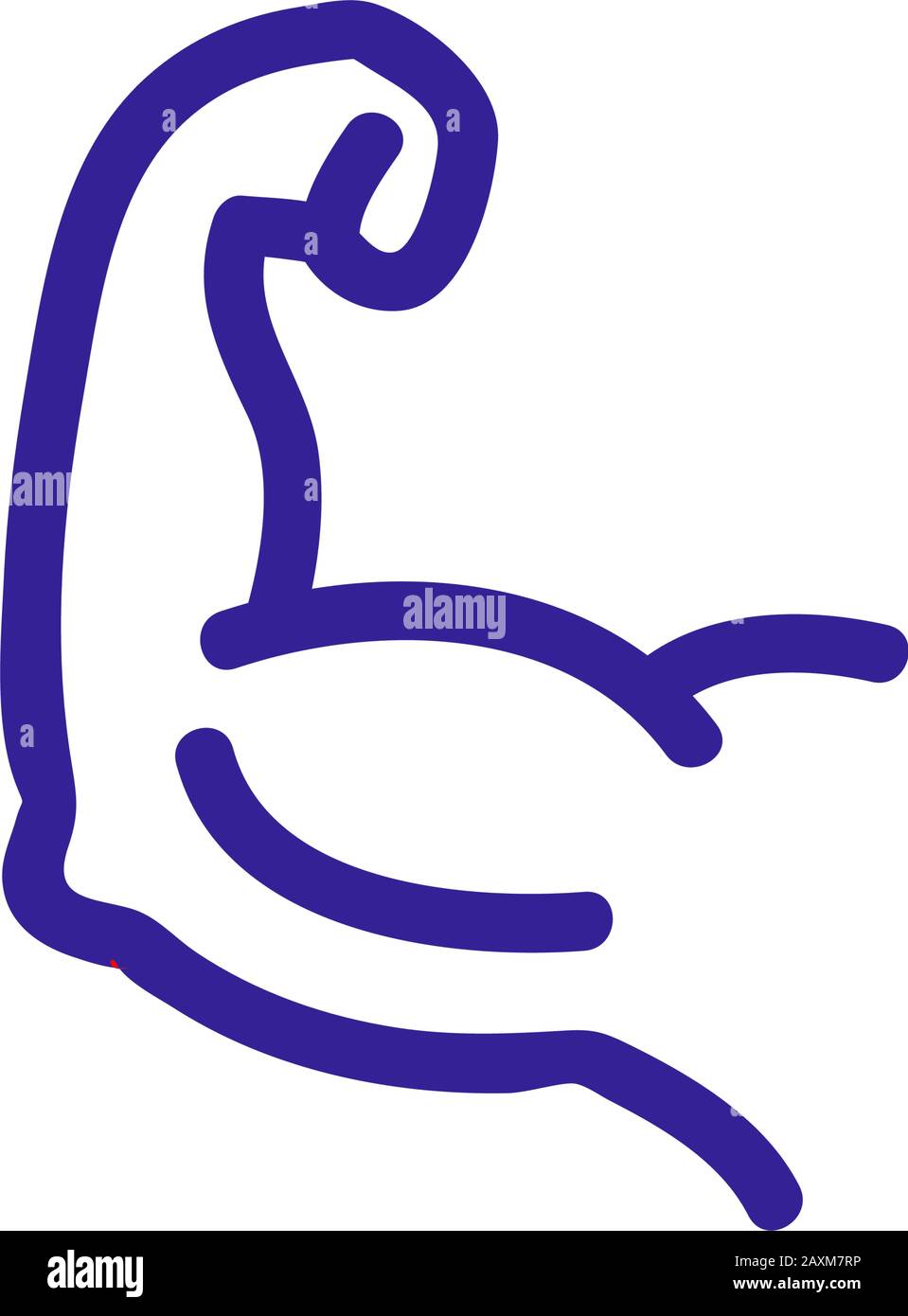 Super hero power icon vector. Isolated contour symbol illustration ...