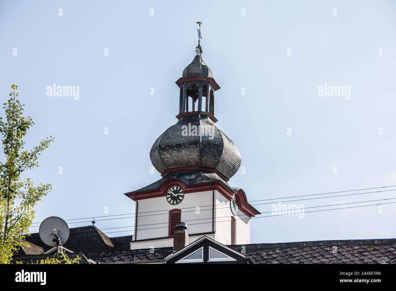 Baroque church in Daaden in the Westerwald Stock Photo - Alamy
