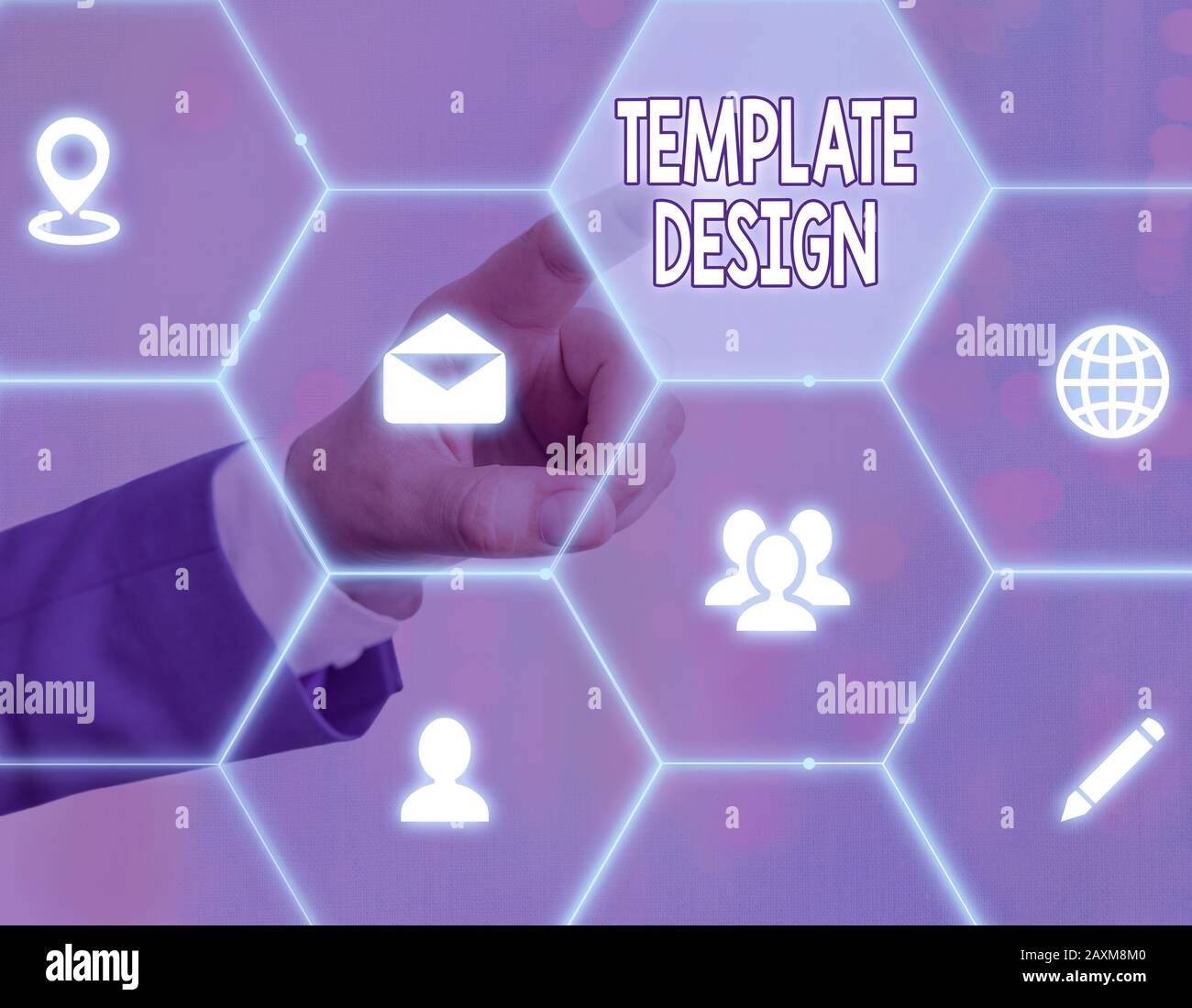 Word writing text Template Design. Business photo showcasing an overall layout or blueprint with ...