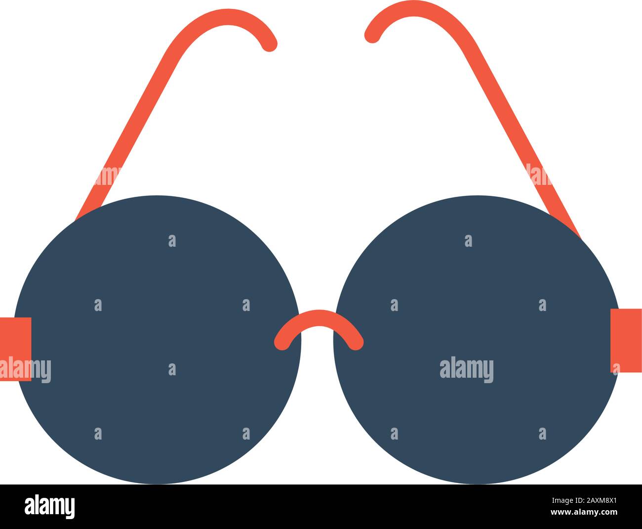 Cute Glasses On White Background Vector Illustration Design Stock 6879