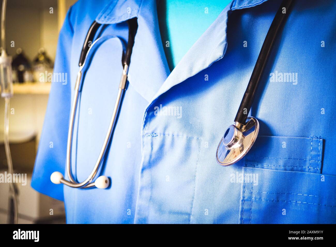 Stethoscope examination chest hi-res stock photography and images - Alamy