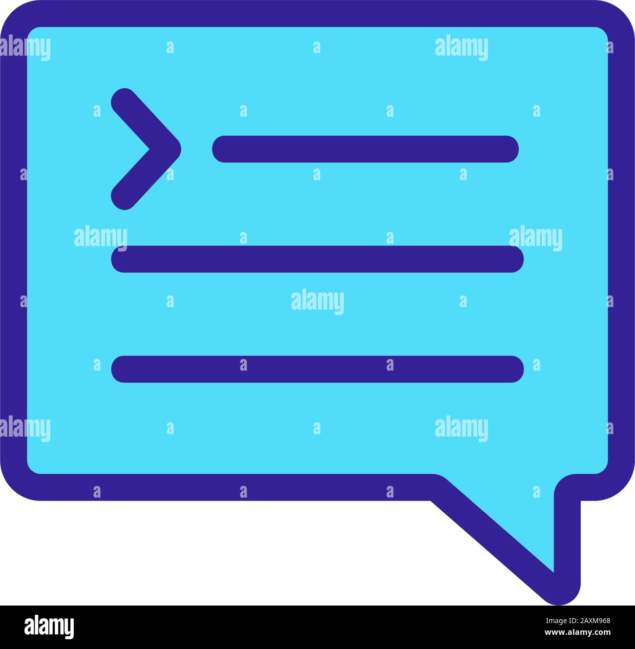 Code Programming Icon Vector Isolated Contour Symbol Illustration