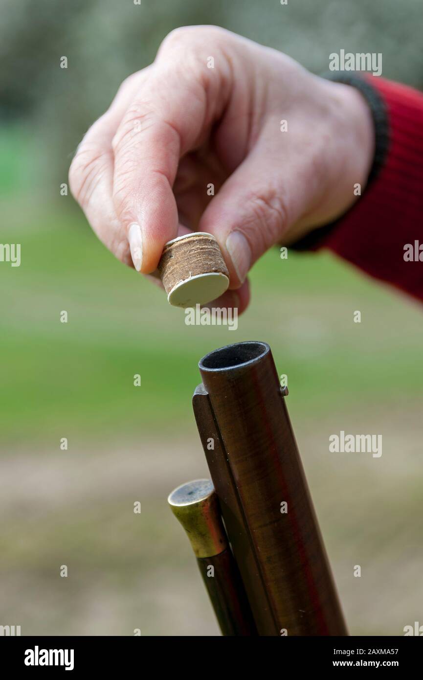 Loading black powder hi-res stock photography and images - Alamy
