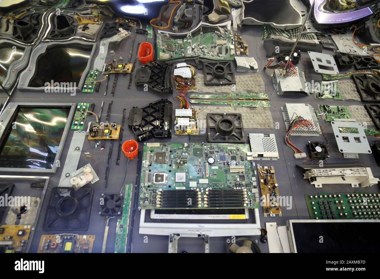 Cracow. Krakow. Poland. Museum of Municipal Engineering. Computer parts ...