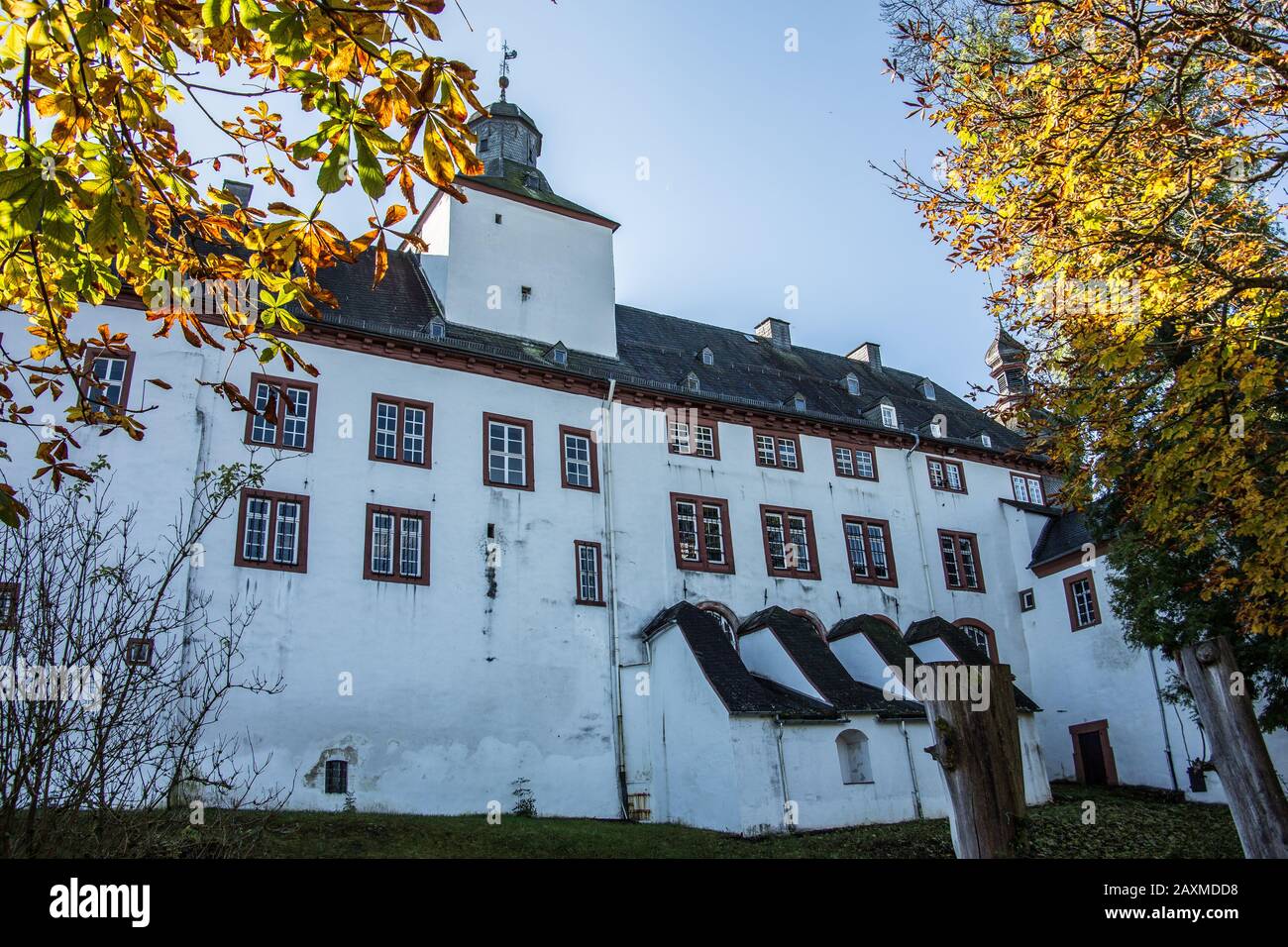 Siegen-Wittgenstein Castle in Bad Berleburg Stock Photo - Alamy