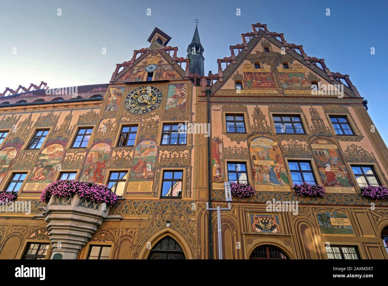 Ulm town hall germany clock hi-res stock photography and images - Alamy