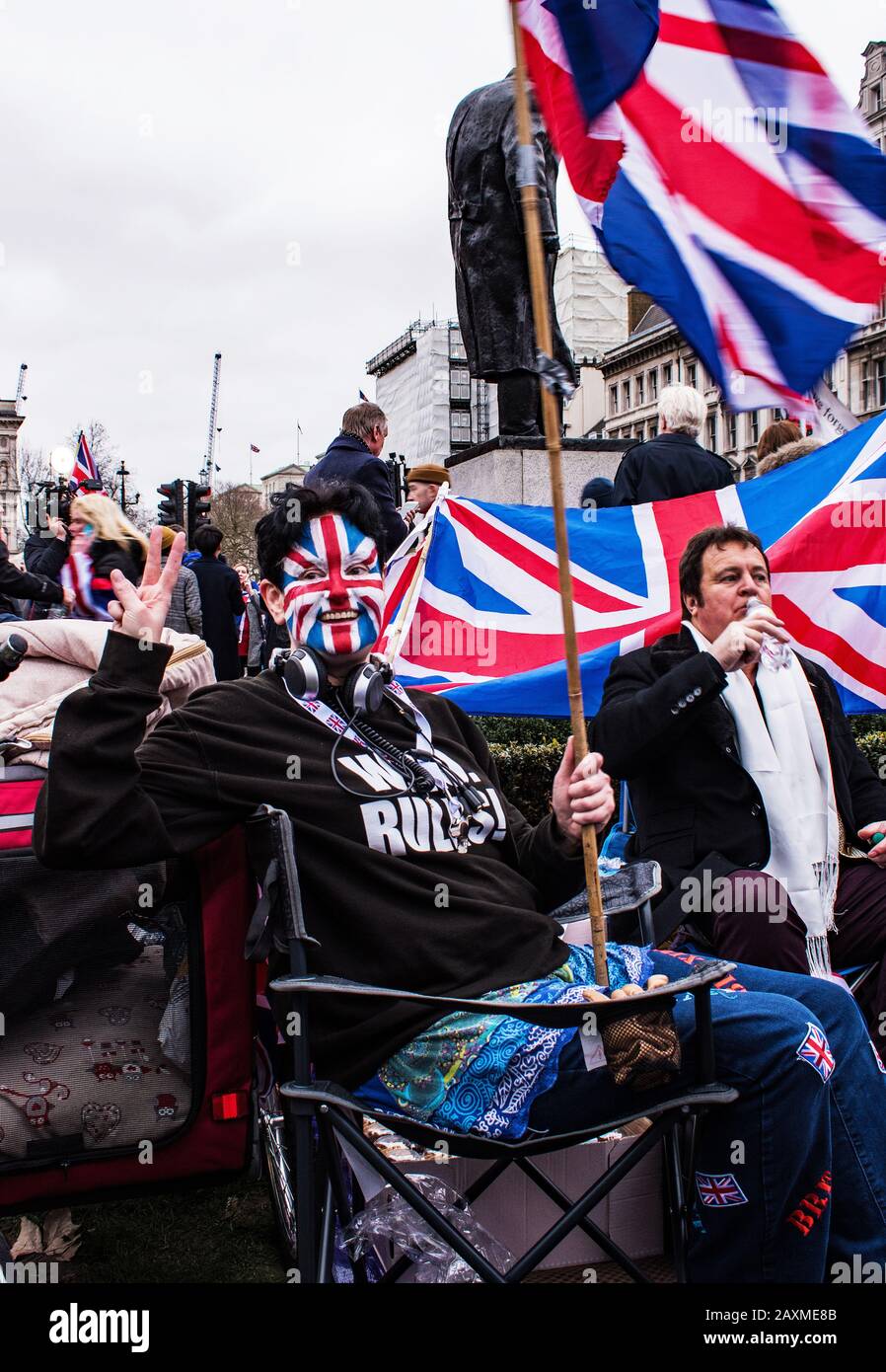 Brexit Day in London, 31st Jan 2020 Stock Photo - Alamy