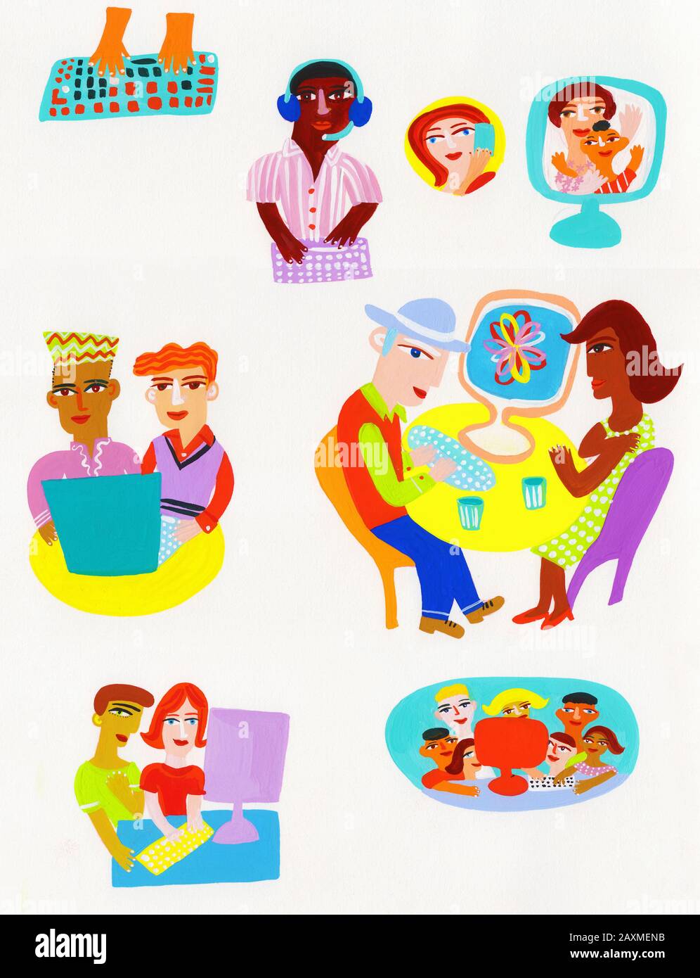 Children various ethnic groups hi-res stock photography and images - Alamy