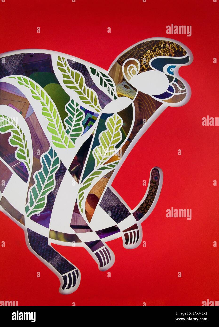 Collage art paper animal hi-res stock photography and images - Alamy