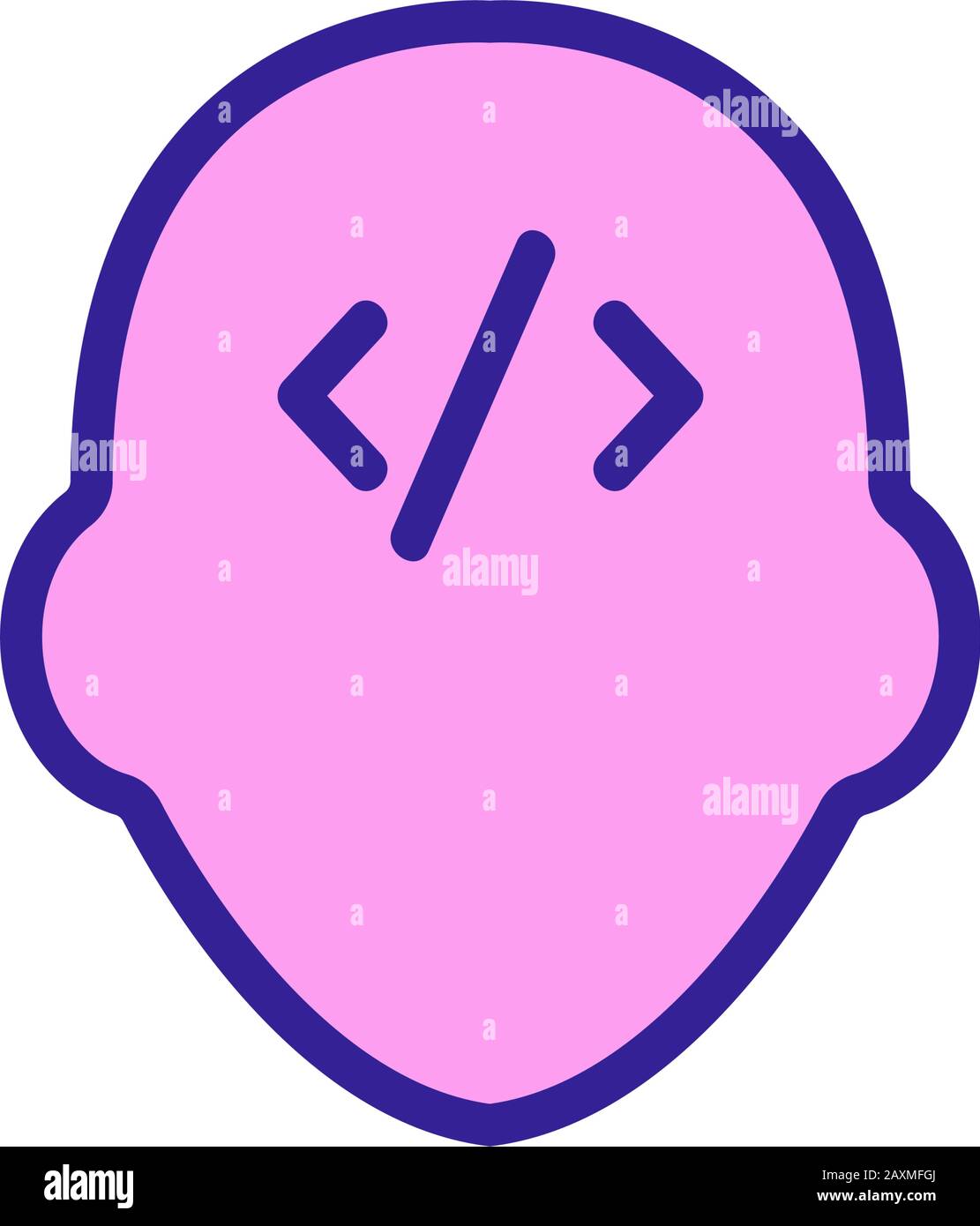 Developer programmer icon vector. Isolated contour symbol illustration ... Developer programmer icon vector. Isolated contour symbol illustration ...