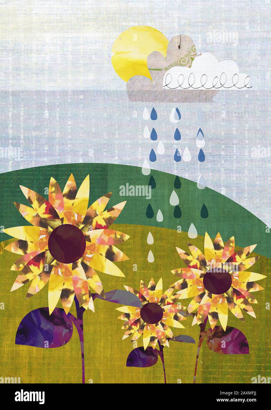 Falling flowers hi-res stock photography and images - Alamy