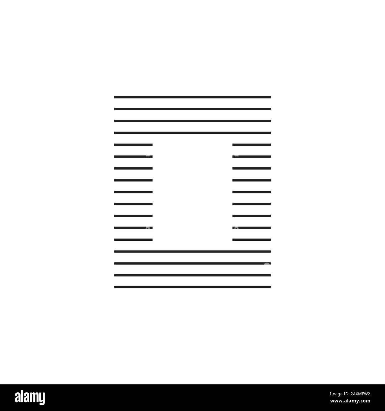 stripes frame window symbol design vector Stock Vector Image & Art - Alamy
