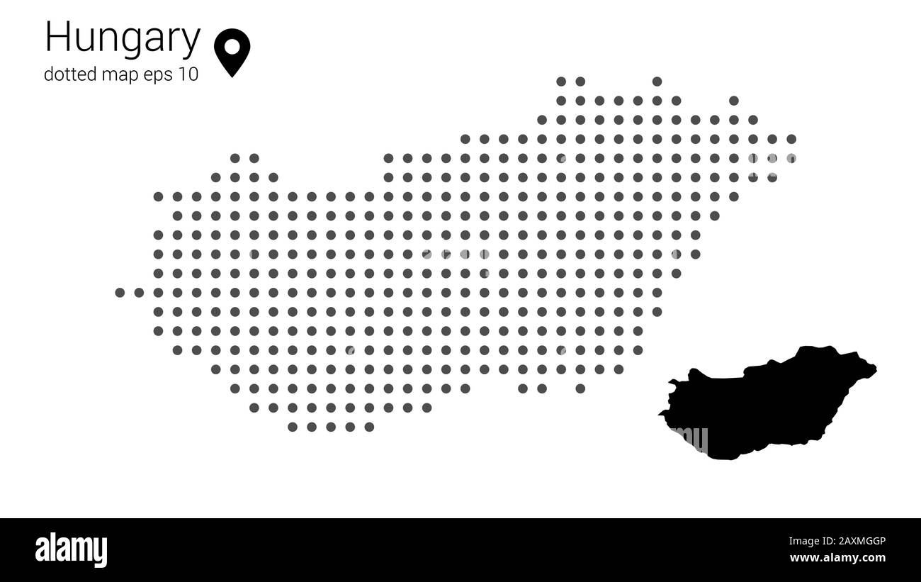 Hungary on map europe Black and White Stock Photos & Images - Alamy