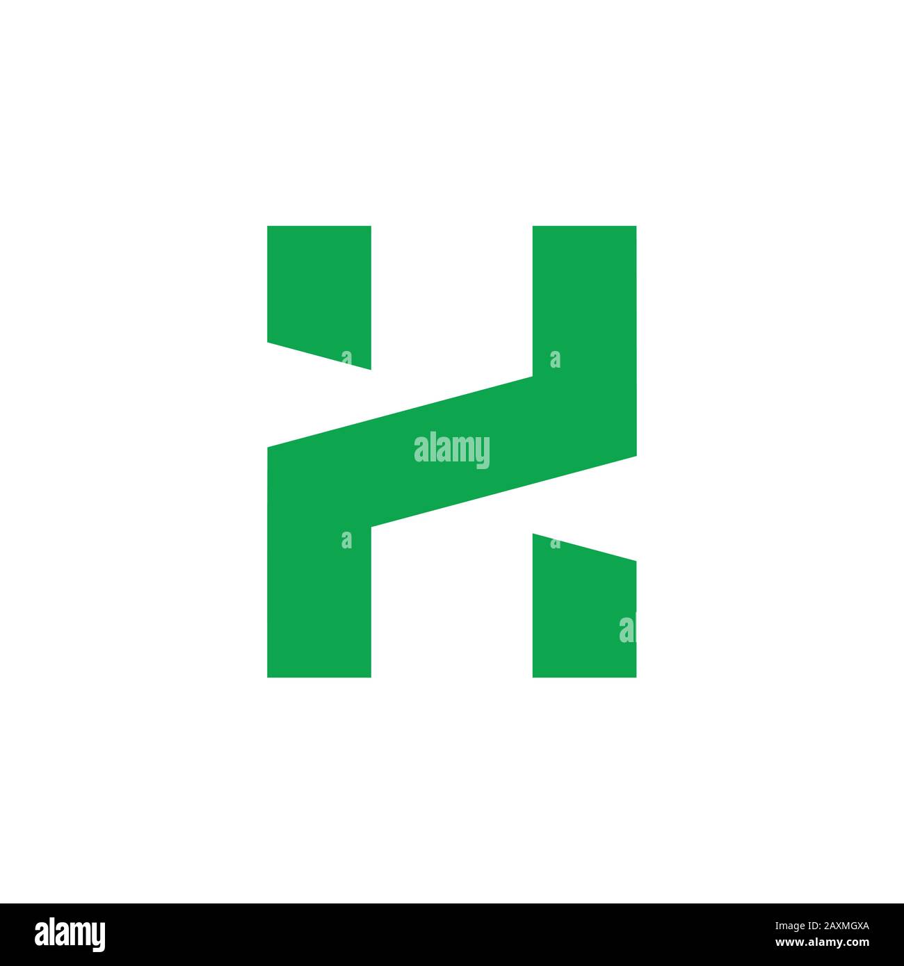 Zh minimal logo design Cut Out Stock Images & Pictures - Alamy