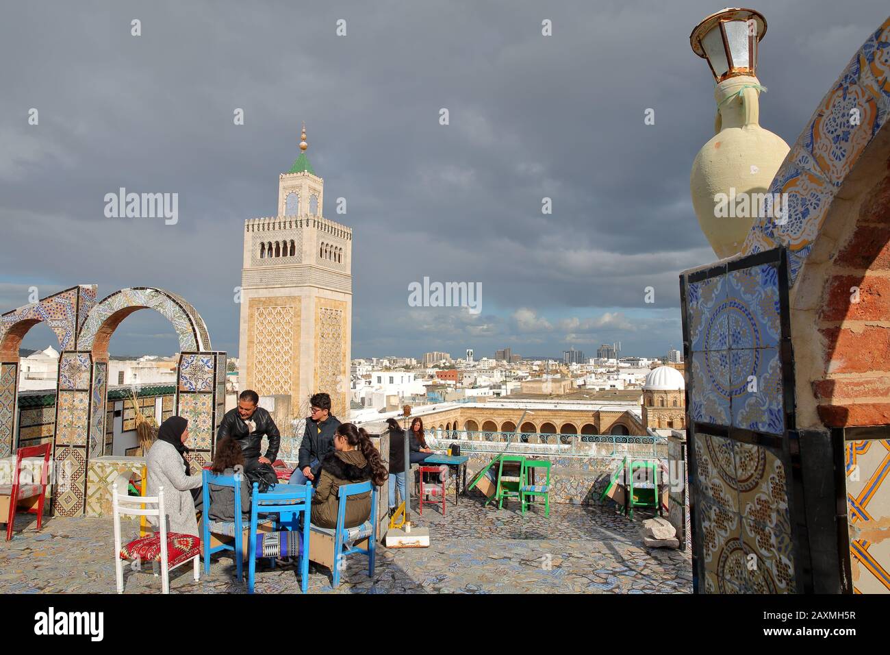 Rooftop view tunis tunisia hi-res stock photography and images - Alamy
