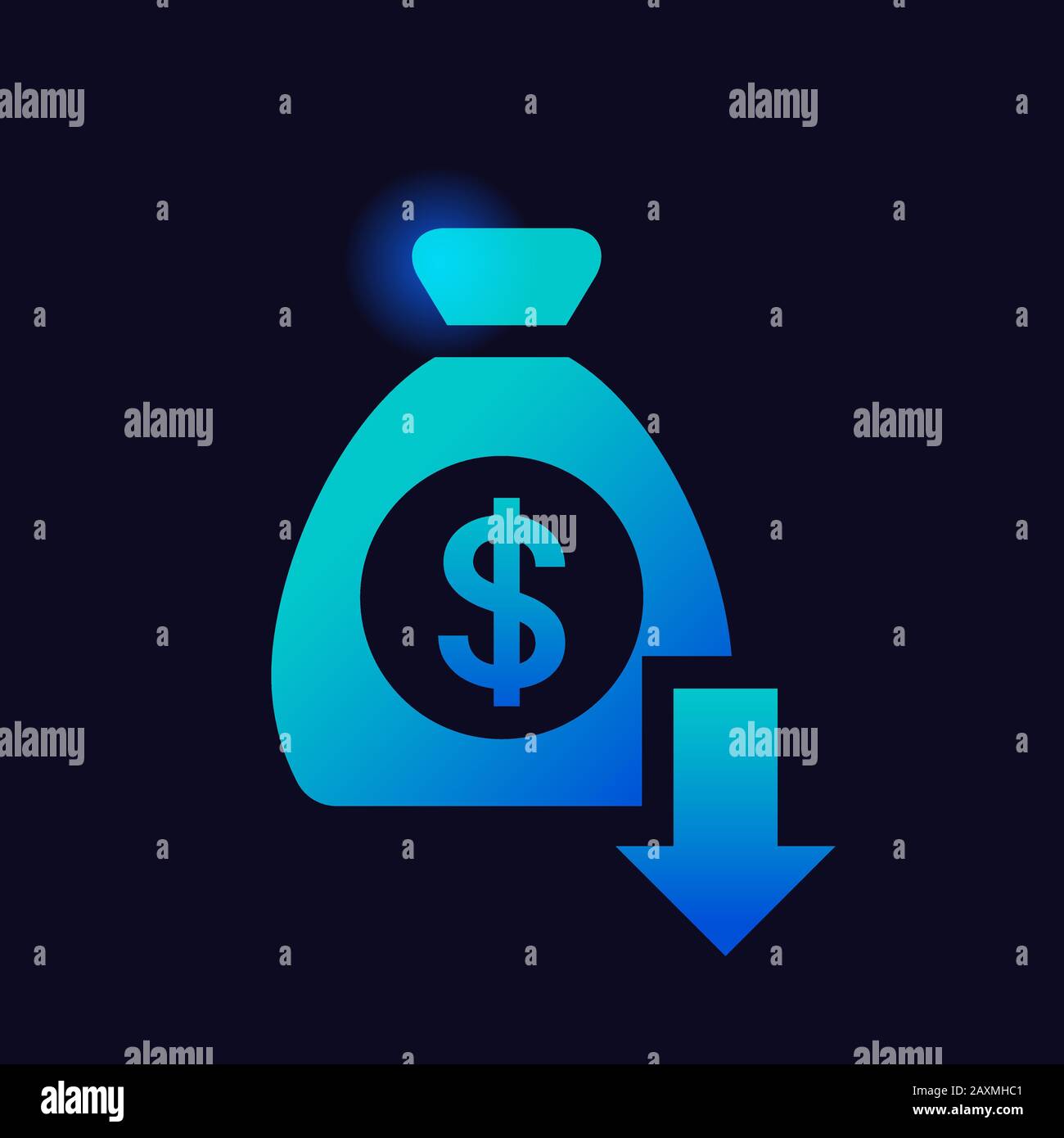 Neon bag Stock Vector Images - Alamy