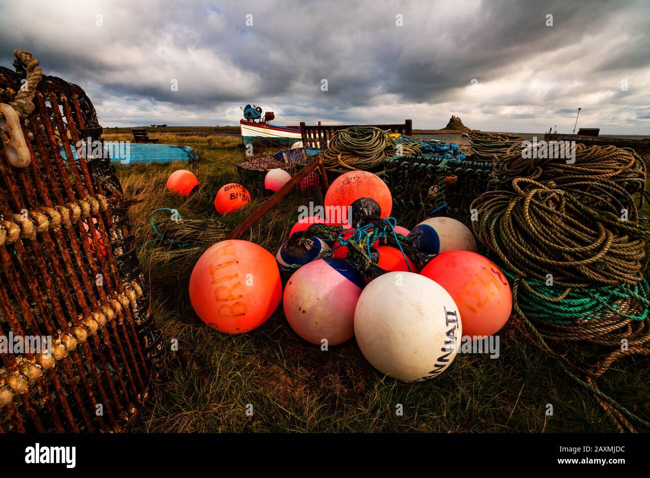 Maritime still life, Lindisfarne Iceland, England Stock Photo - Alamy