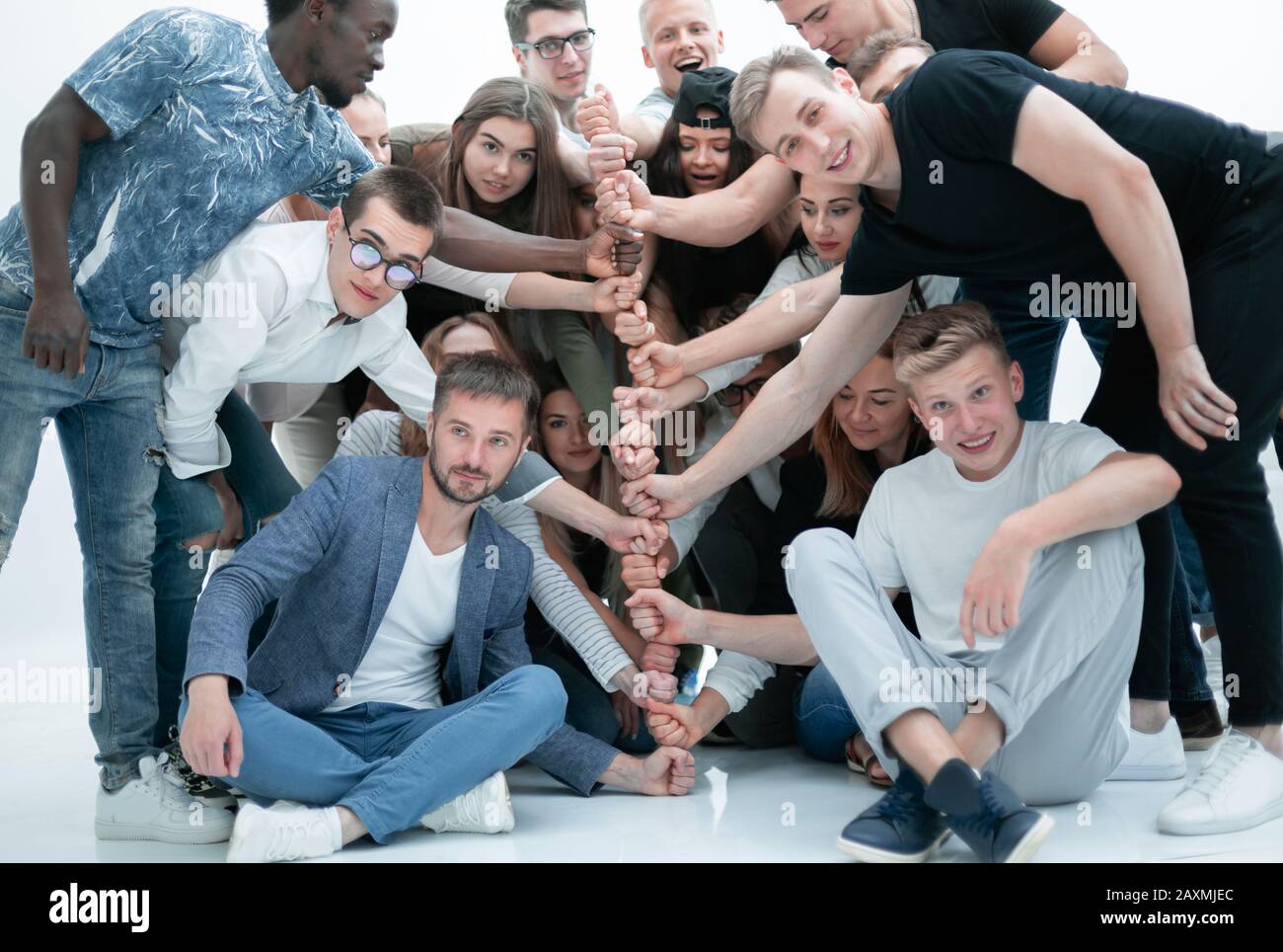 People making hand tower hi-res stock photography and images - Alamy
