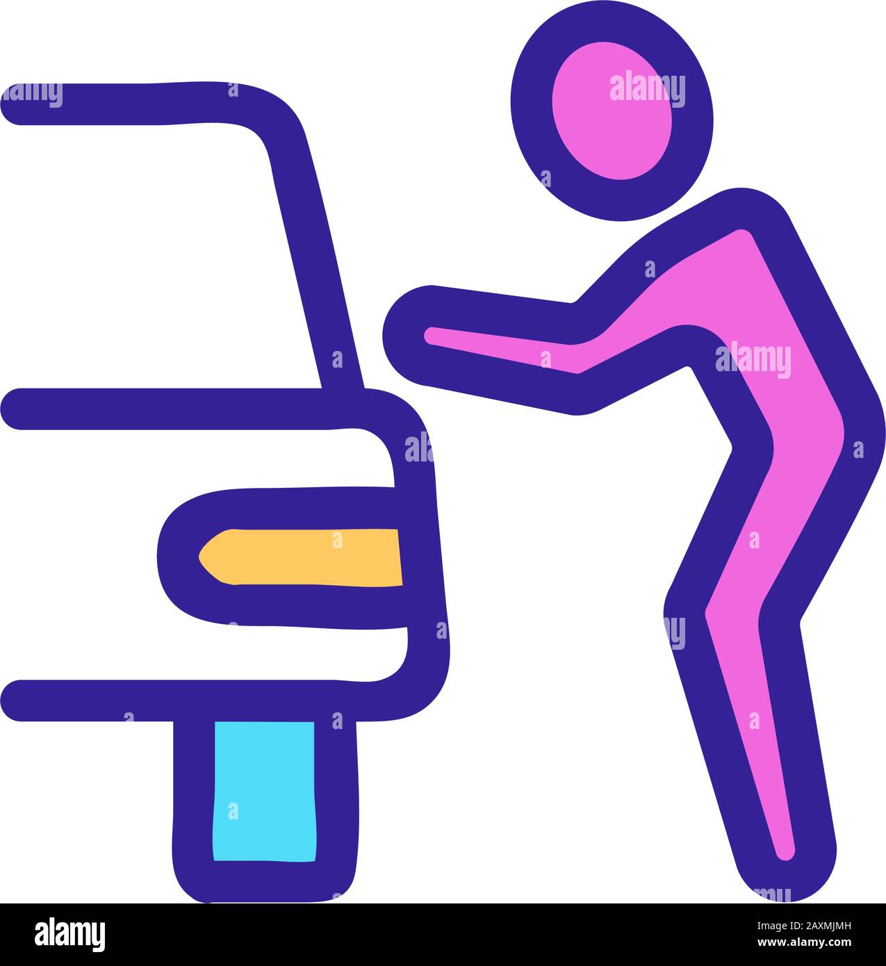 Mobile car thief Stock Vector Images - Alamy