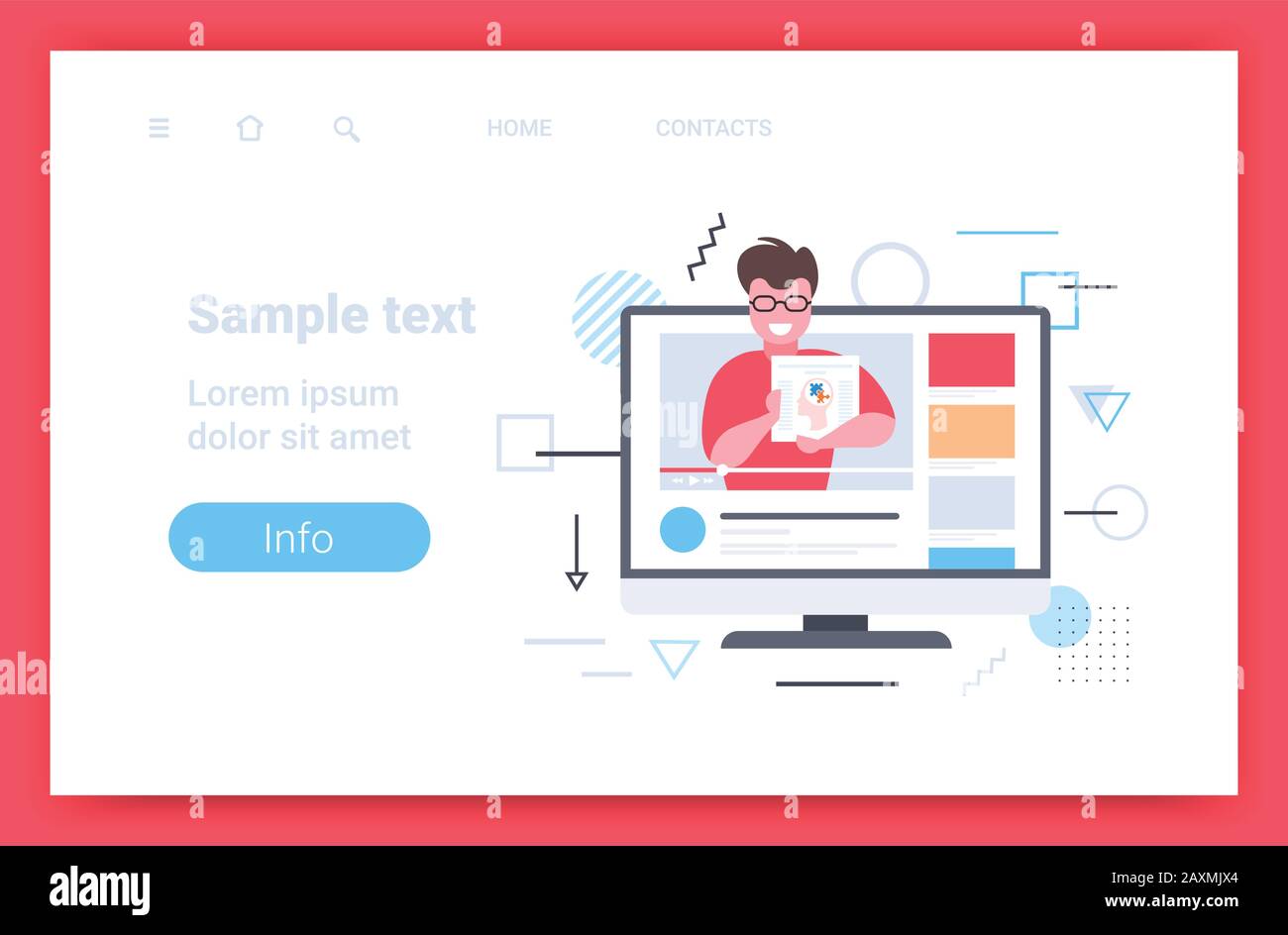 psychologist doctor blogger explaining human brain recording video ...