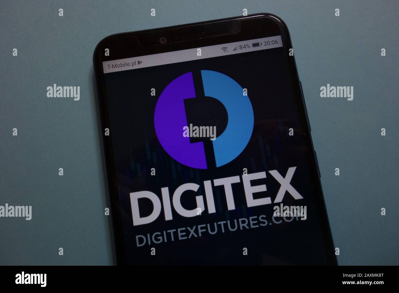 Digitex (DGTX) cryptocurrency logo on smartphone Stock Photo - Alamy