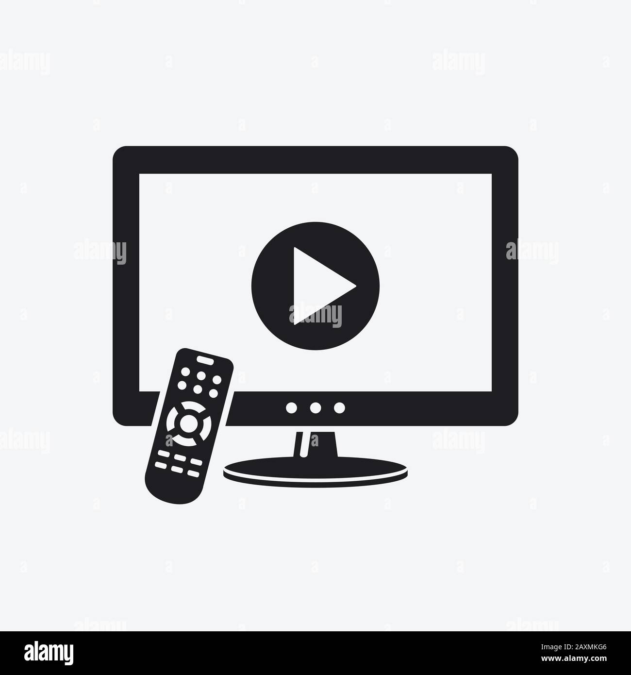 Video player modern banner Stock Vector Images - Alamy