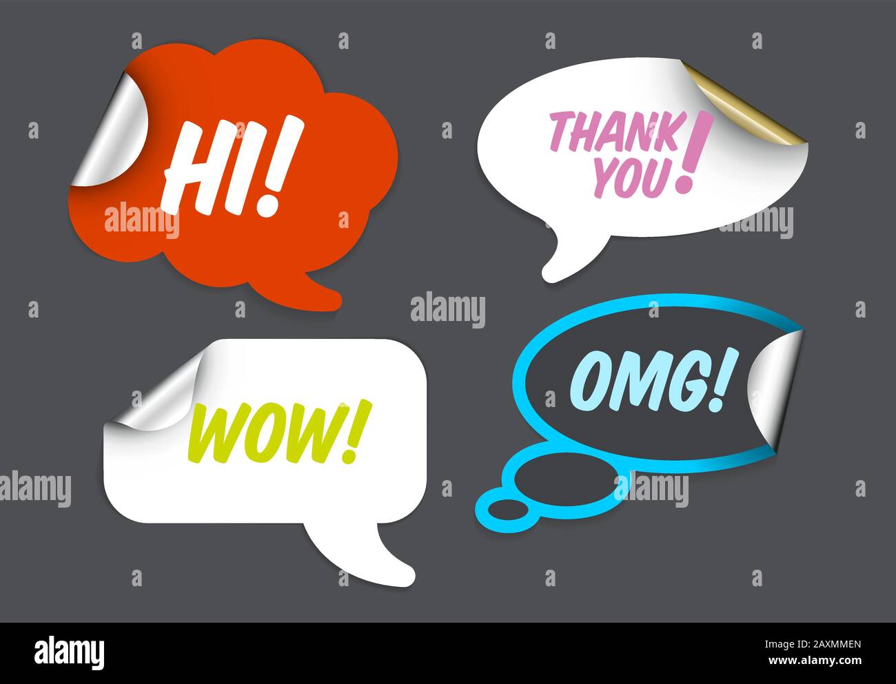 Strip of clouds Stock Vector Images - Alamy