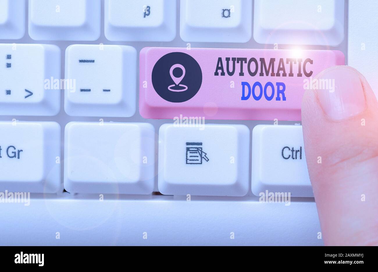 Conceptual hand writing showing Automatic Door. Concept meaning opens ...