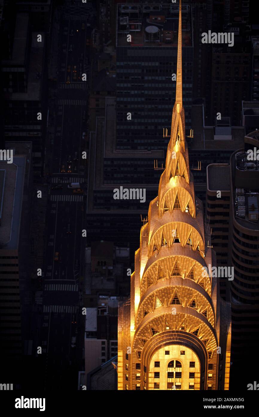 Chrysler Building Sunset