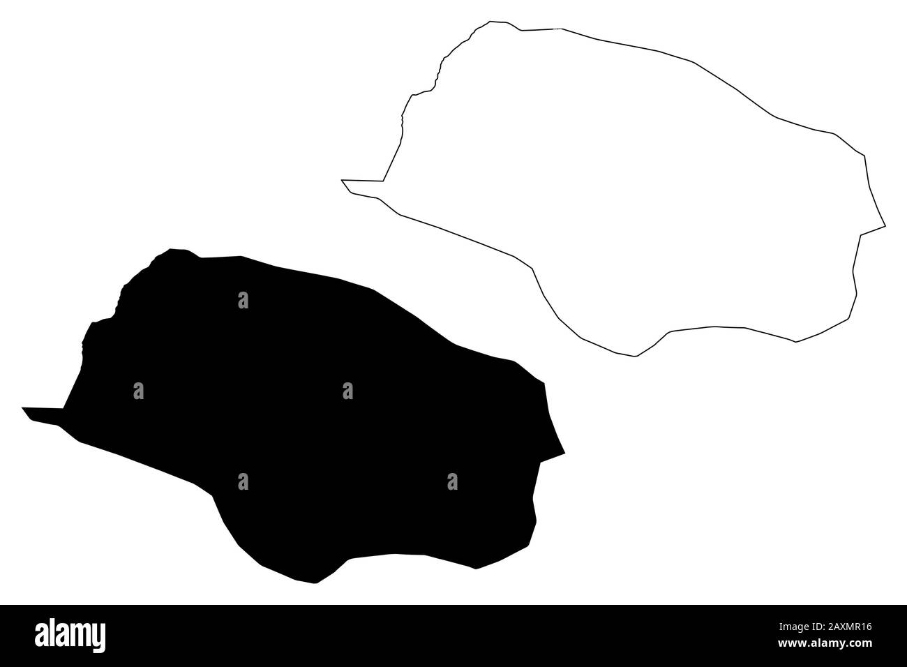 Vrapciste vector map hi-res stock photography and images - Alamy