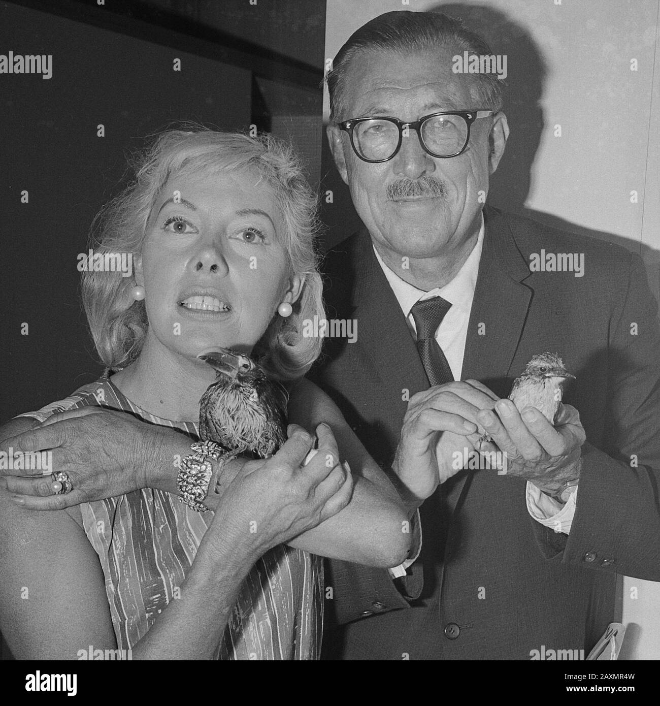 TV couple Armand and Michaela Denis of the Leopard program lap at ...