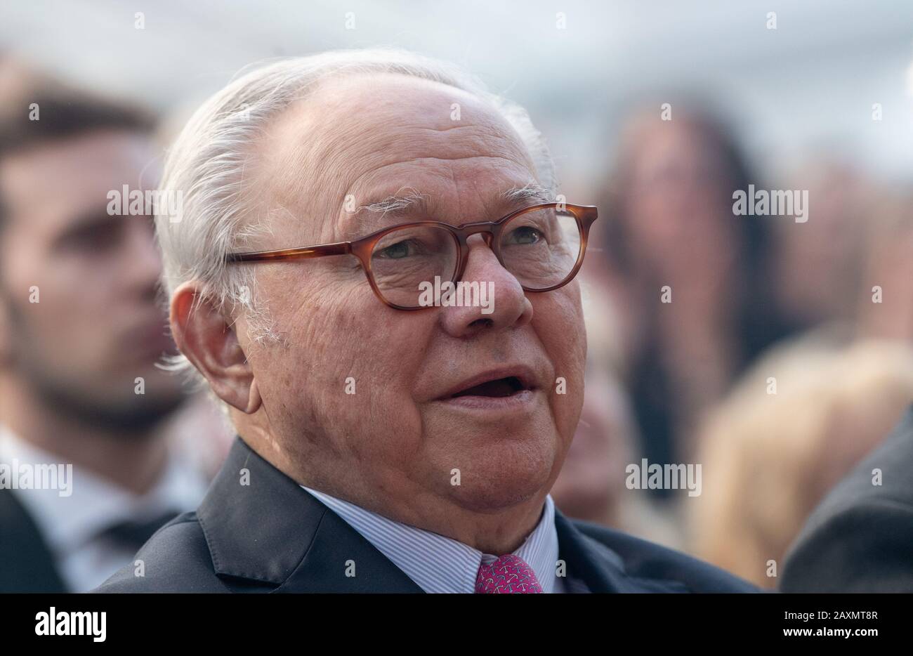 Offenburg, Germany. 12th Feb, 2020. Publisher Hubert Burda at the media ...