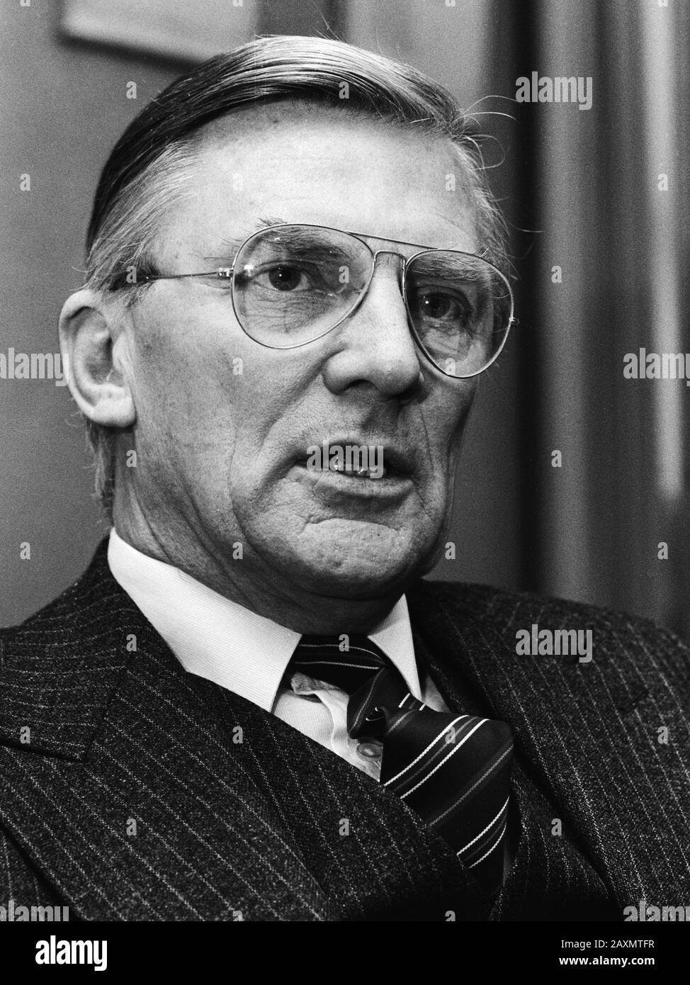 Mayor of Velsen Molendijk December 7, 1982 Stock Photo - Alamy