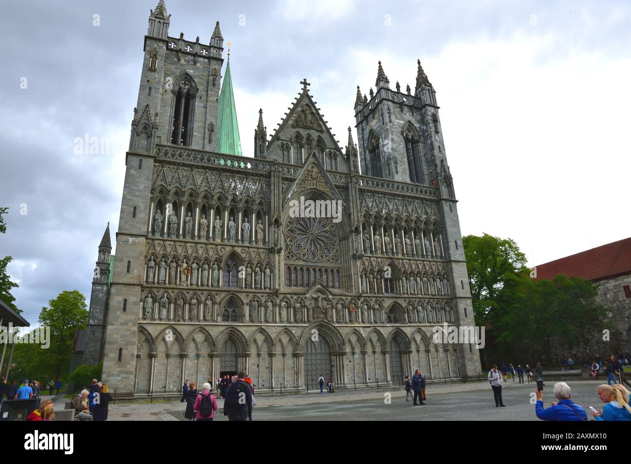 Nidaros cathedral in Trondheim, Norway, is the most northerly medieval ...