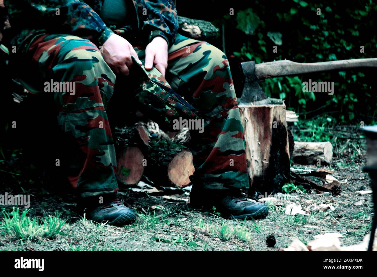 Human camouflage hi-res stock photography and images - Alamy