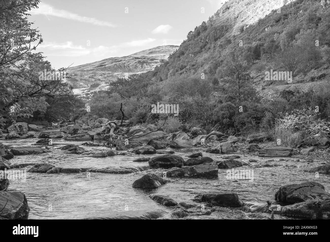 Rivers in Snowdonia National Park, Wales Stock Photo - Alamy