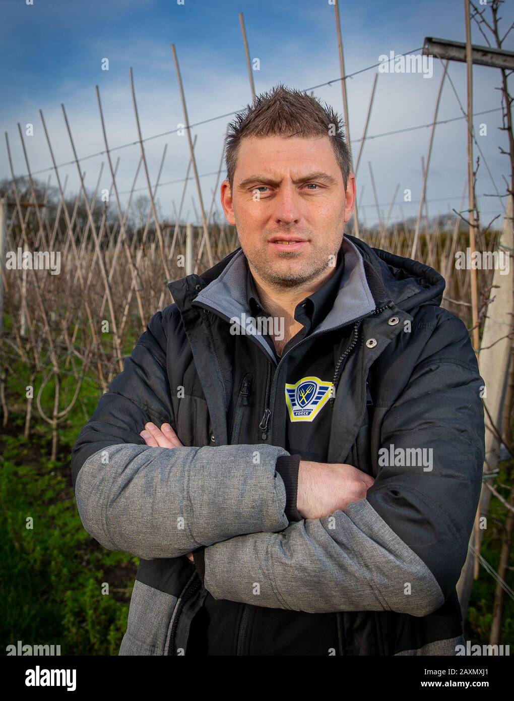 ST. HUBERT, 12-02-2020, portrait of farmer Mark van den Oever from the ...