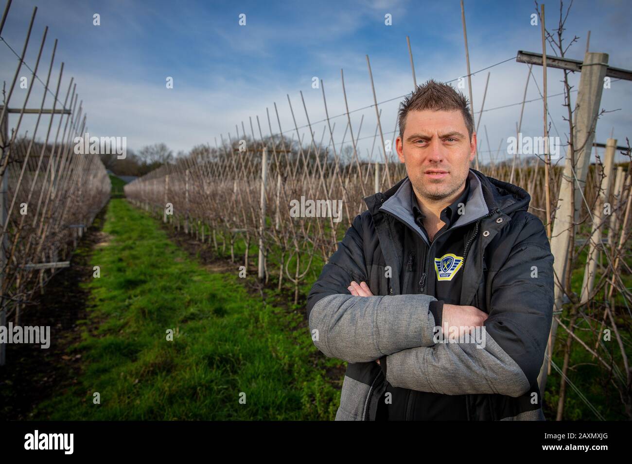 ST. HUBERT, 12-02-2020, portrait of farmer Mark van den Oever from the ...