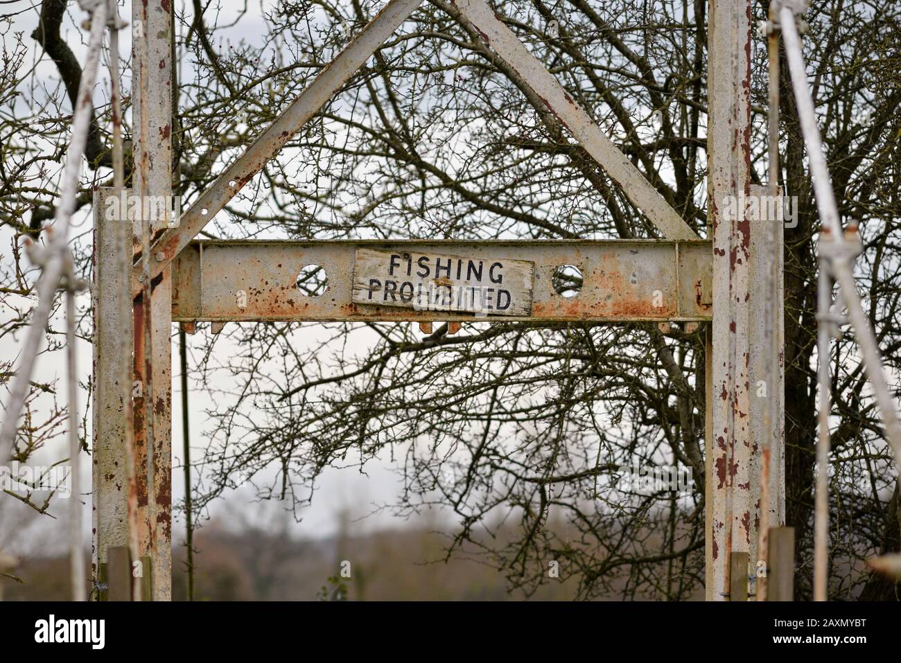 Fishing Prohibited sign Stock Photo - Alamy