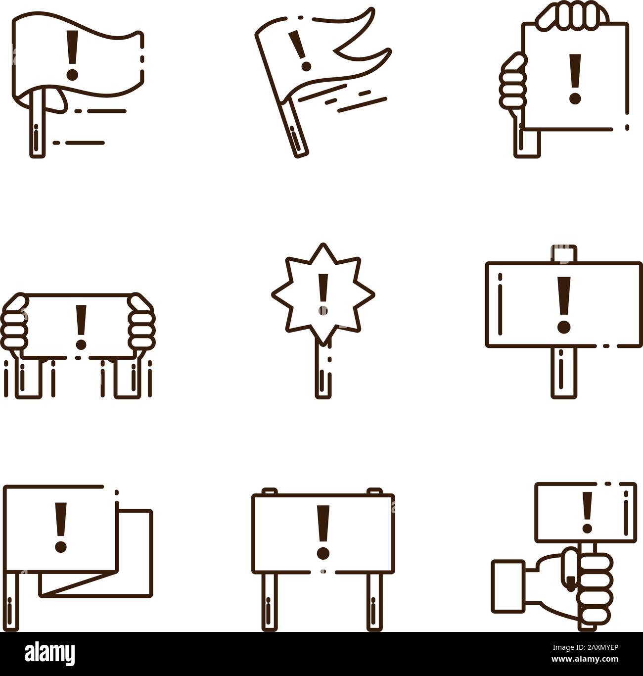 Empty election signs hi-res stock photography and images - Alamy