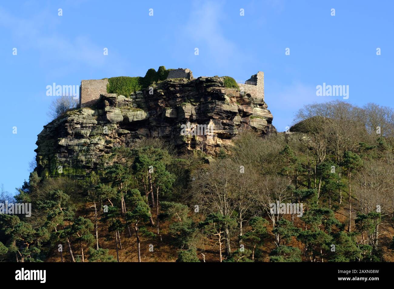 Beeston Castle, Stonework, Monument, Rocky Crag, Curtain Walls, Royal ...