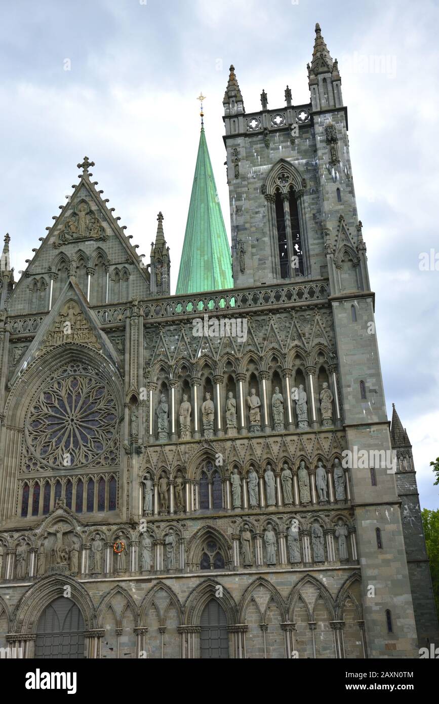 Nidaros cathedral in Trondheim, Norway, is the most northerly medieval ...