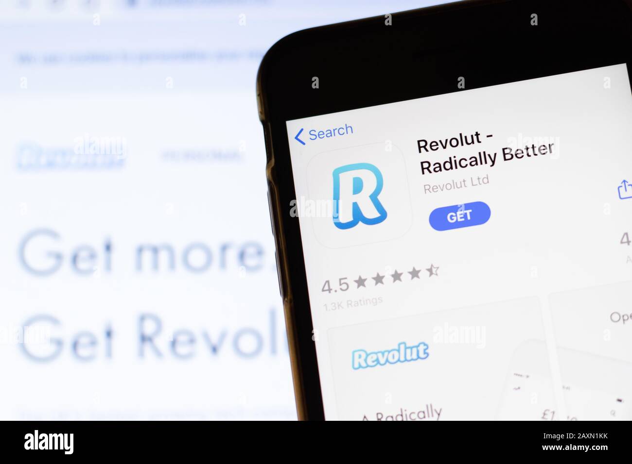 Revolut laptop screen hi-res stock photography and images - Alamy