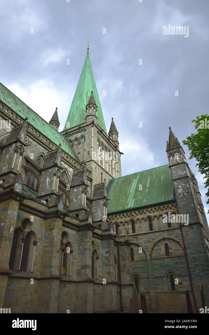 Nidaros cathedral in Trondheim, Norway, is the most northerly medieval ...