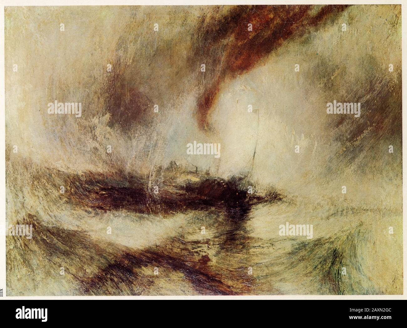 Joseph Mallord William Turner.Tempête de neige,vapeur devant un port ...