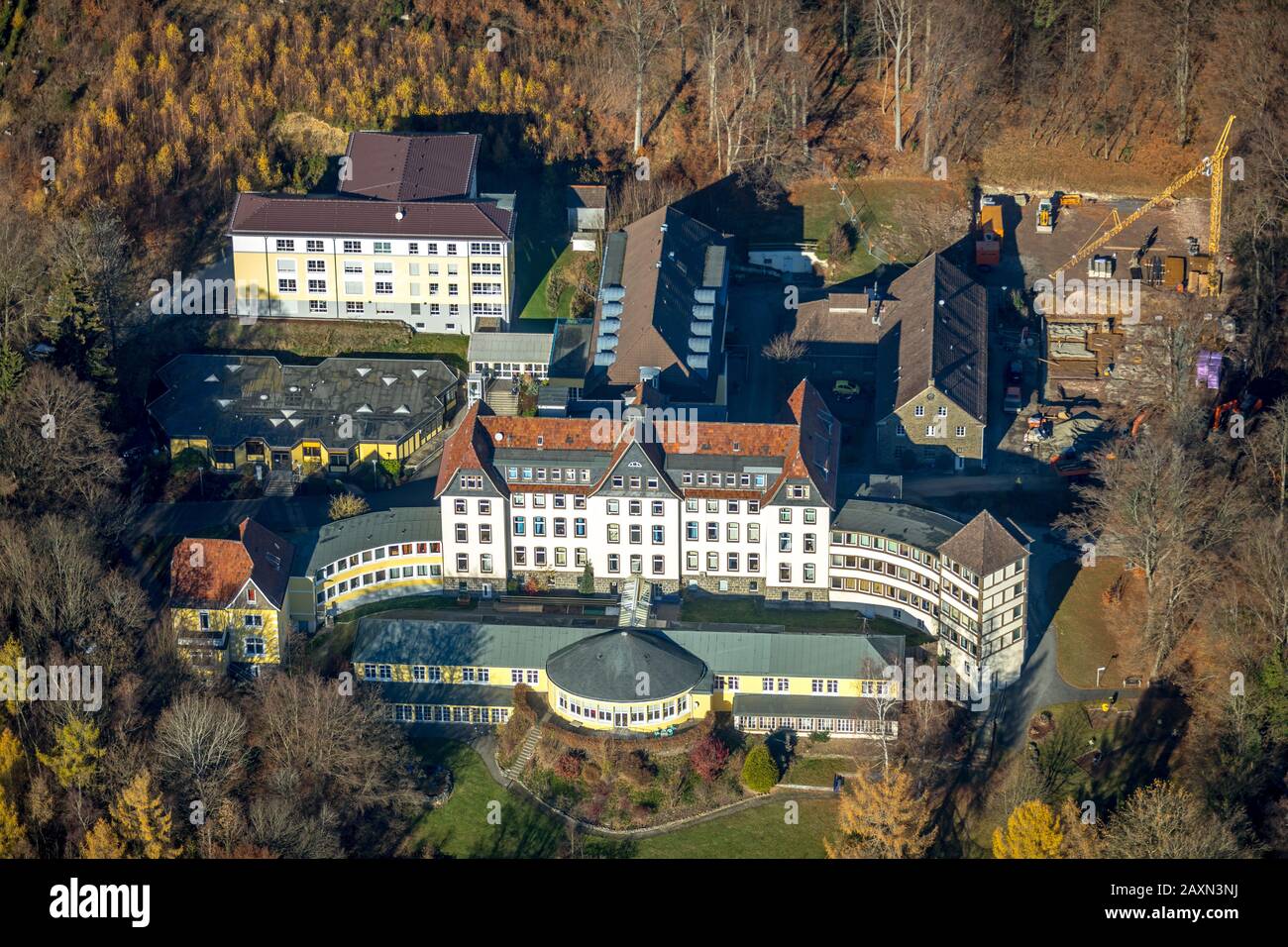 Aerial shots, Karl's Wessel house, Karl Wessel house Hellersen, open ...